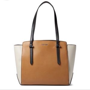 Nine West | Bags | Nine West Marilee Vegan Leather Triple Compartment ...